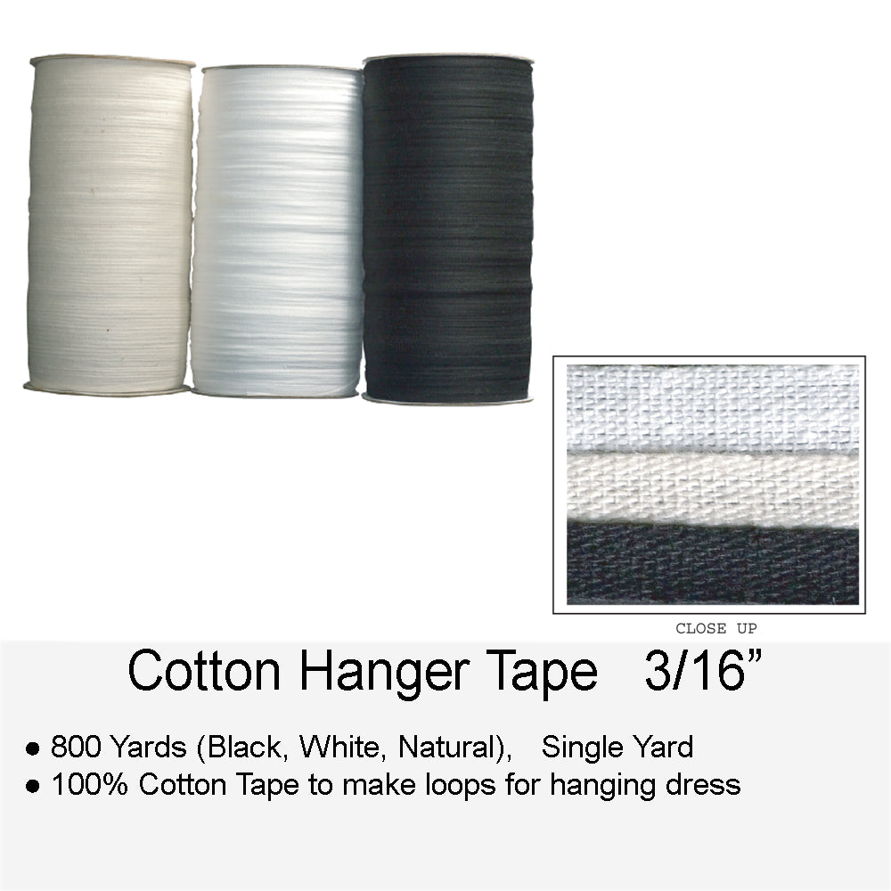 COTTON HANGER TAPE 3 16 – SIL THREAD INC.
