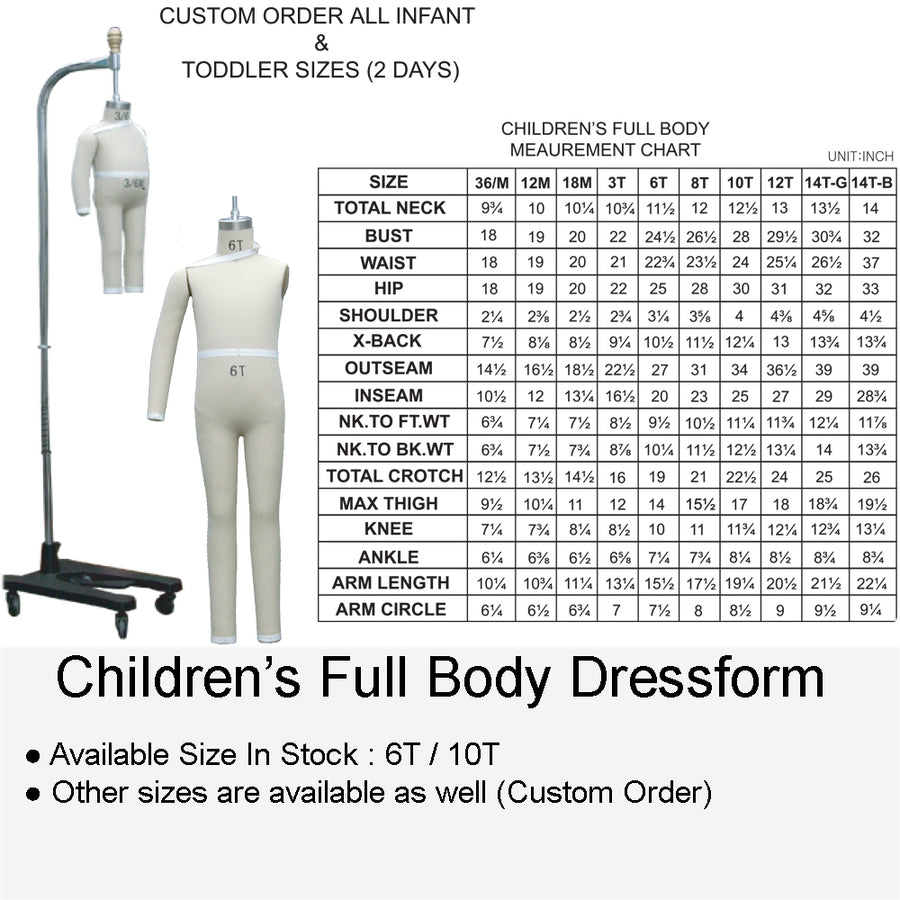 CHILDREN'S DRESSFORM – SIL THREAD INC.