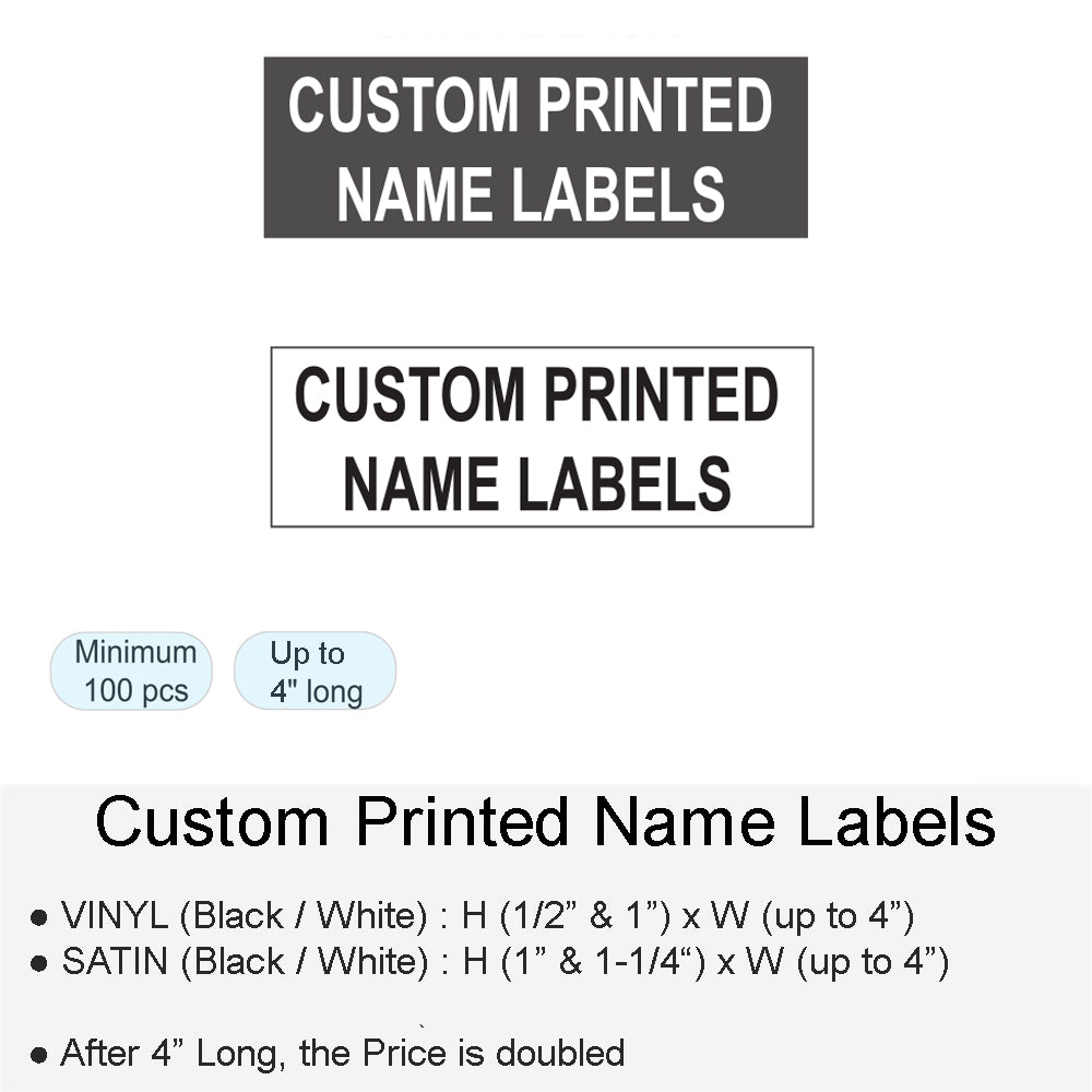 CUSTOM PRINTED NAME LABELS – SIL THREAD INC.