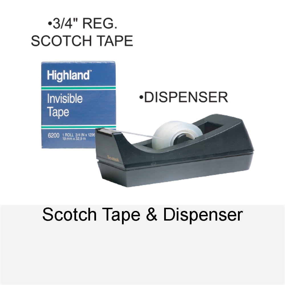 SCOTCH TAPE & DISPENSER – SIL THREAD INC.